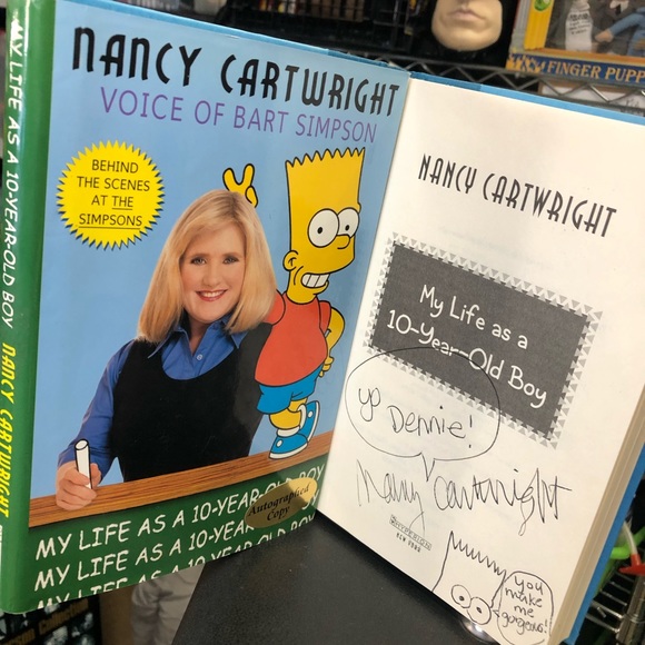 Other | Nancy Cartwright Bart Simpson Signed Book My Life As A 1 Yr Old ...